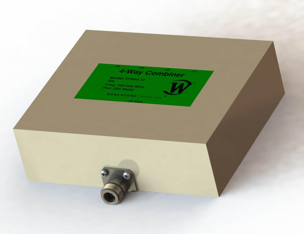 RF Combiner - Model D7044 - 4-Way Combiner/Divider